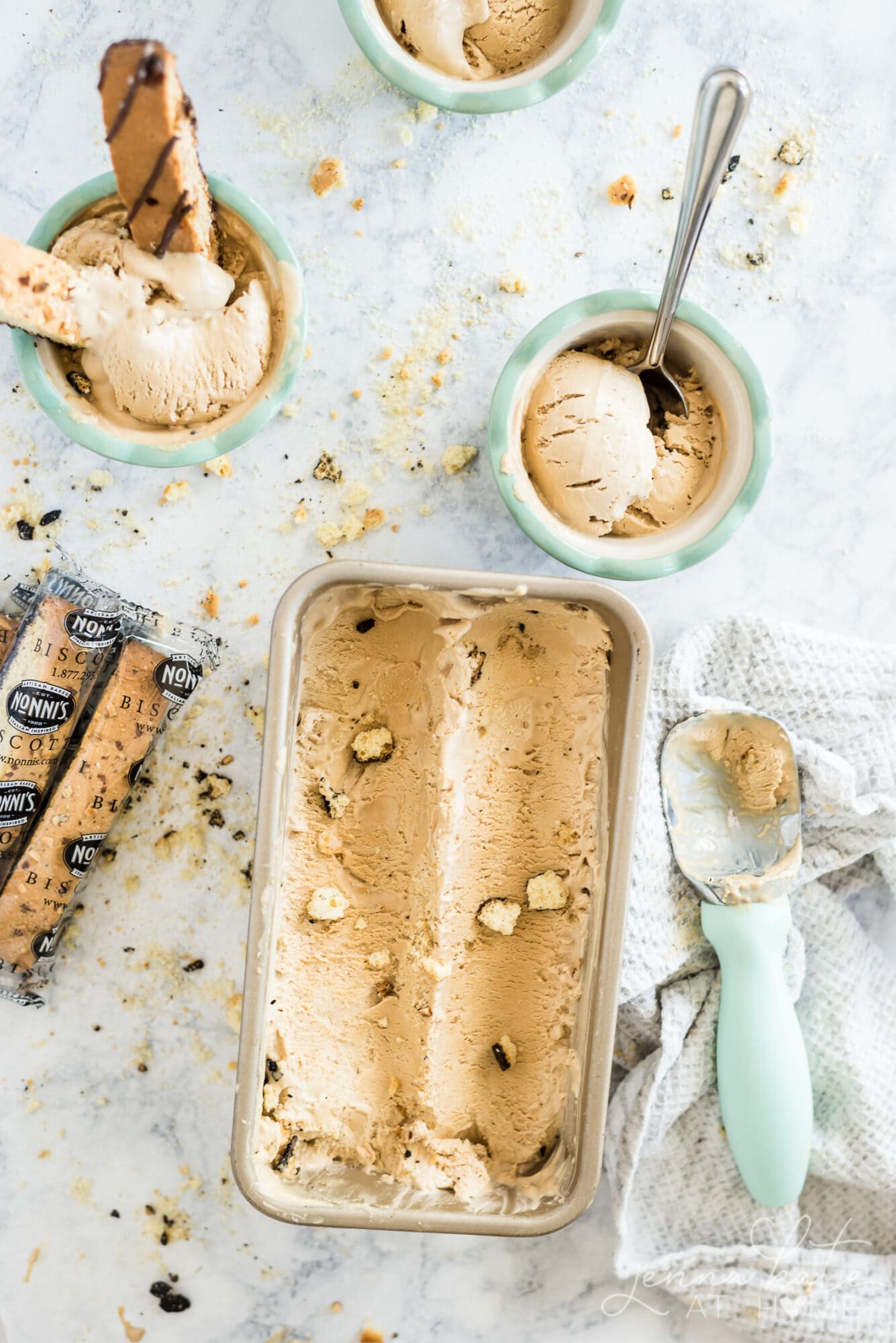 No Churn Coffee Ice Cream - Pass The Butter