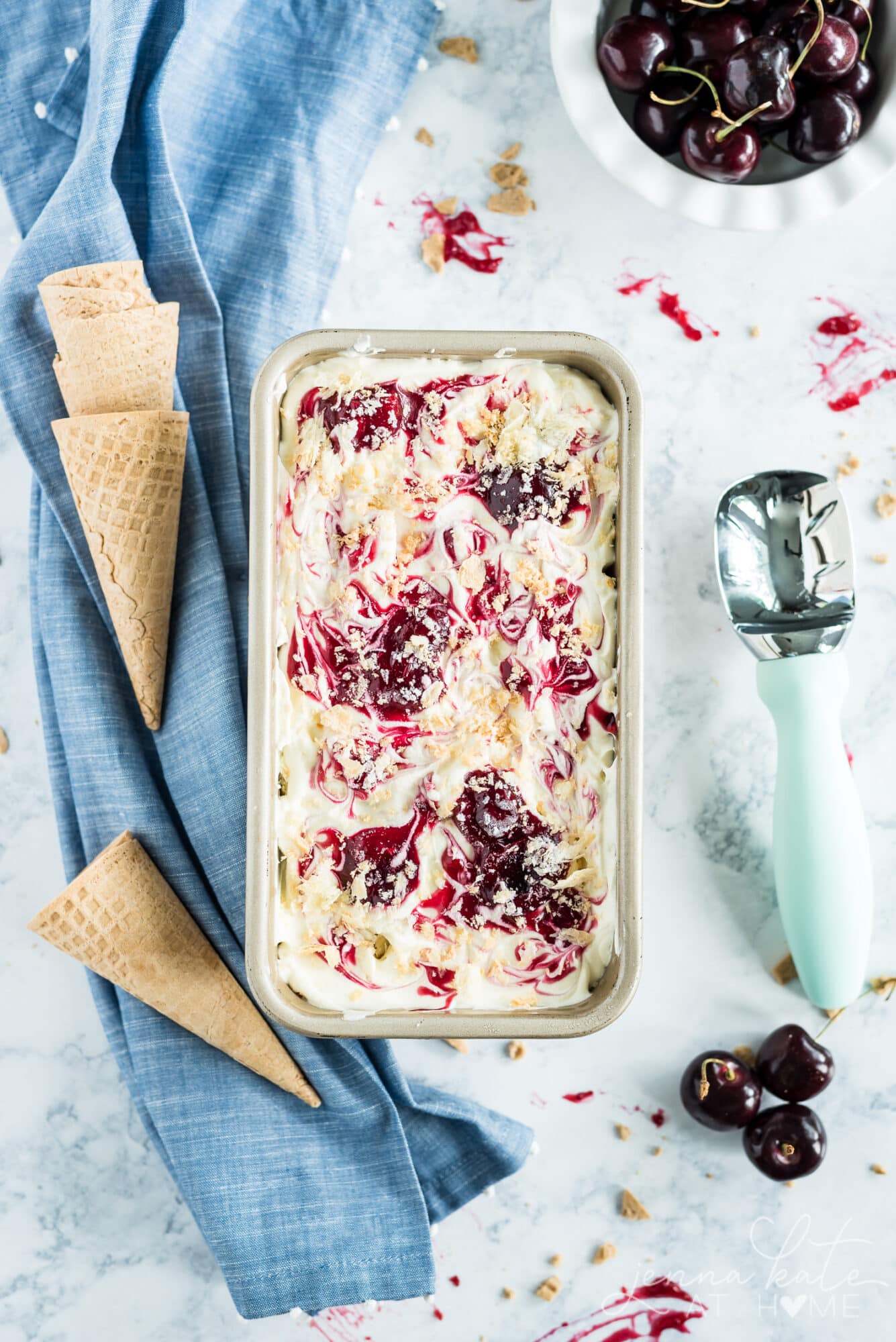 Cherry Pie Ice Cream (No Churn) - Pass The Butter