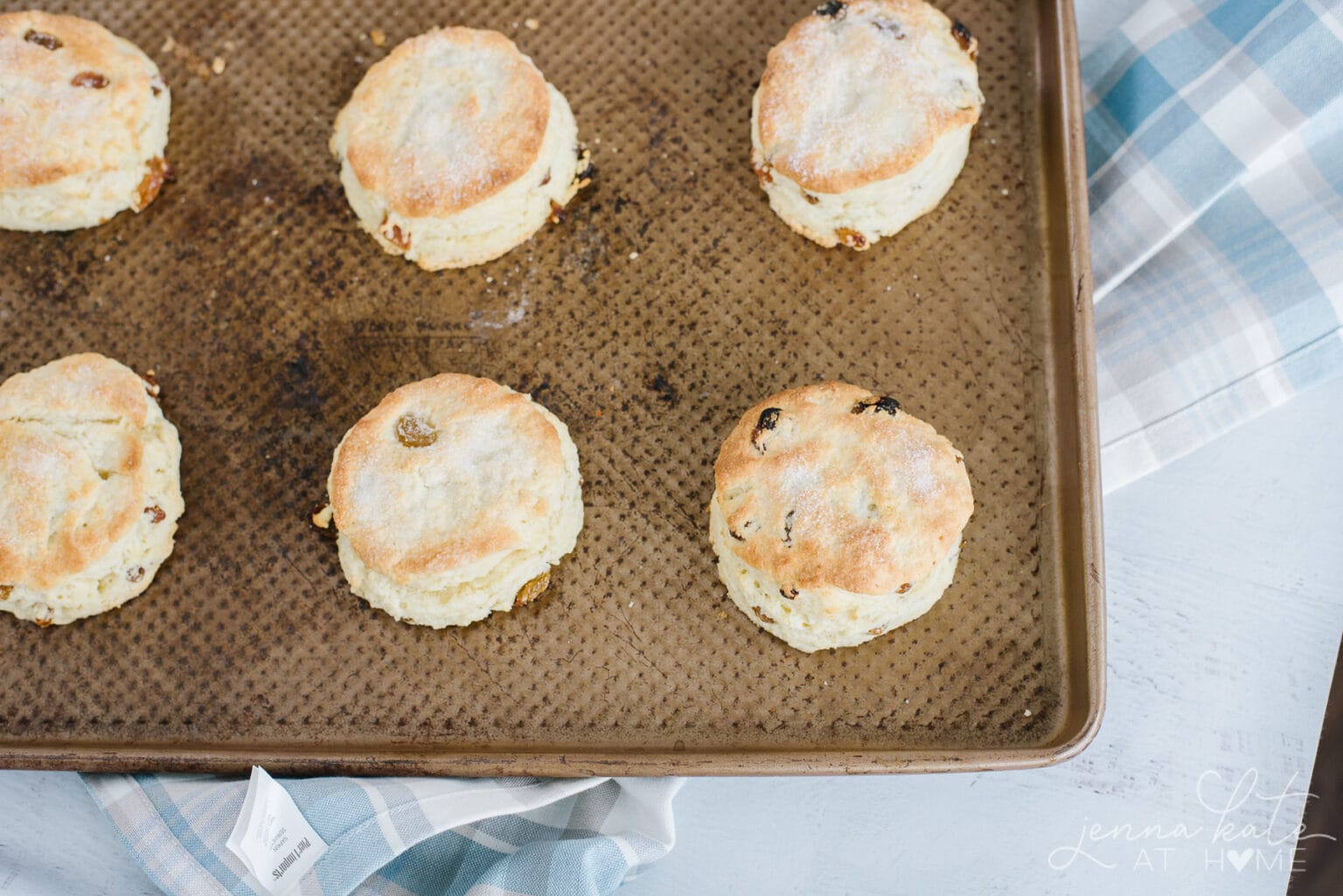 Raisin Scones - Irish Fruit Scones - Pass The Butter