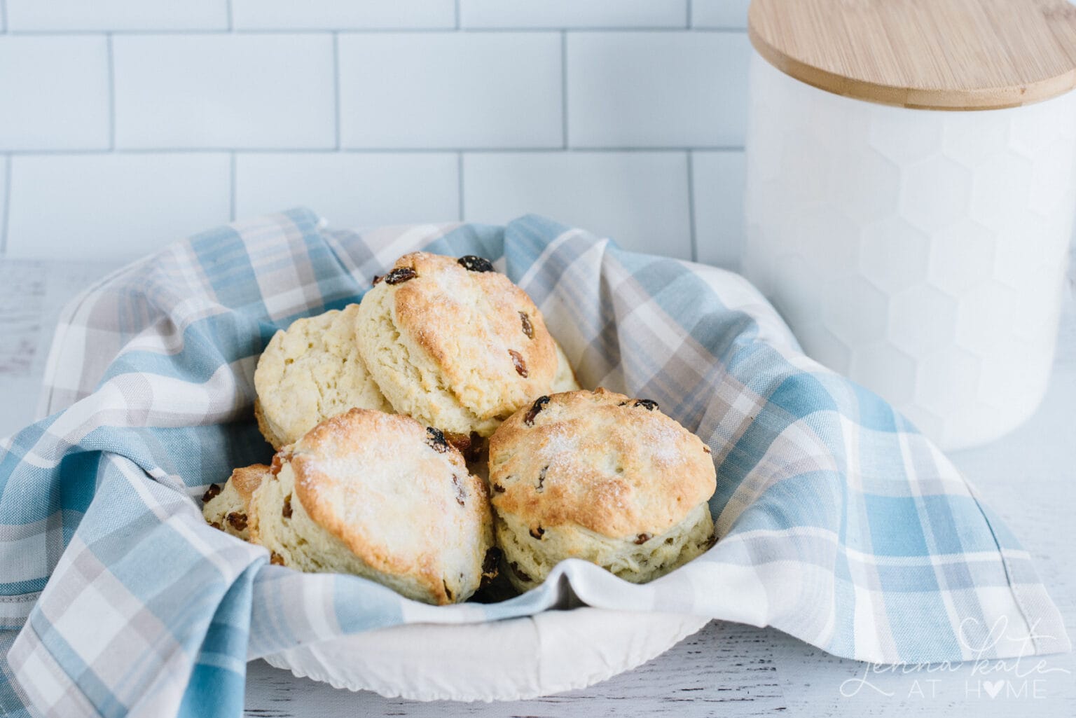 Raisin Scones - Irish Fruit Scones - Pass The Butter