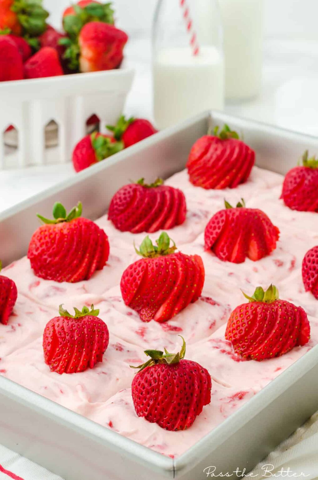 Old Fashioned Strawberry Cake - Pass The Butter