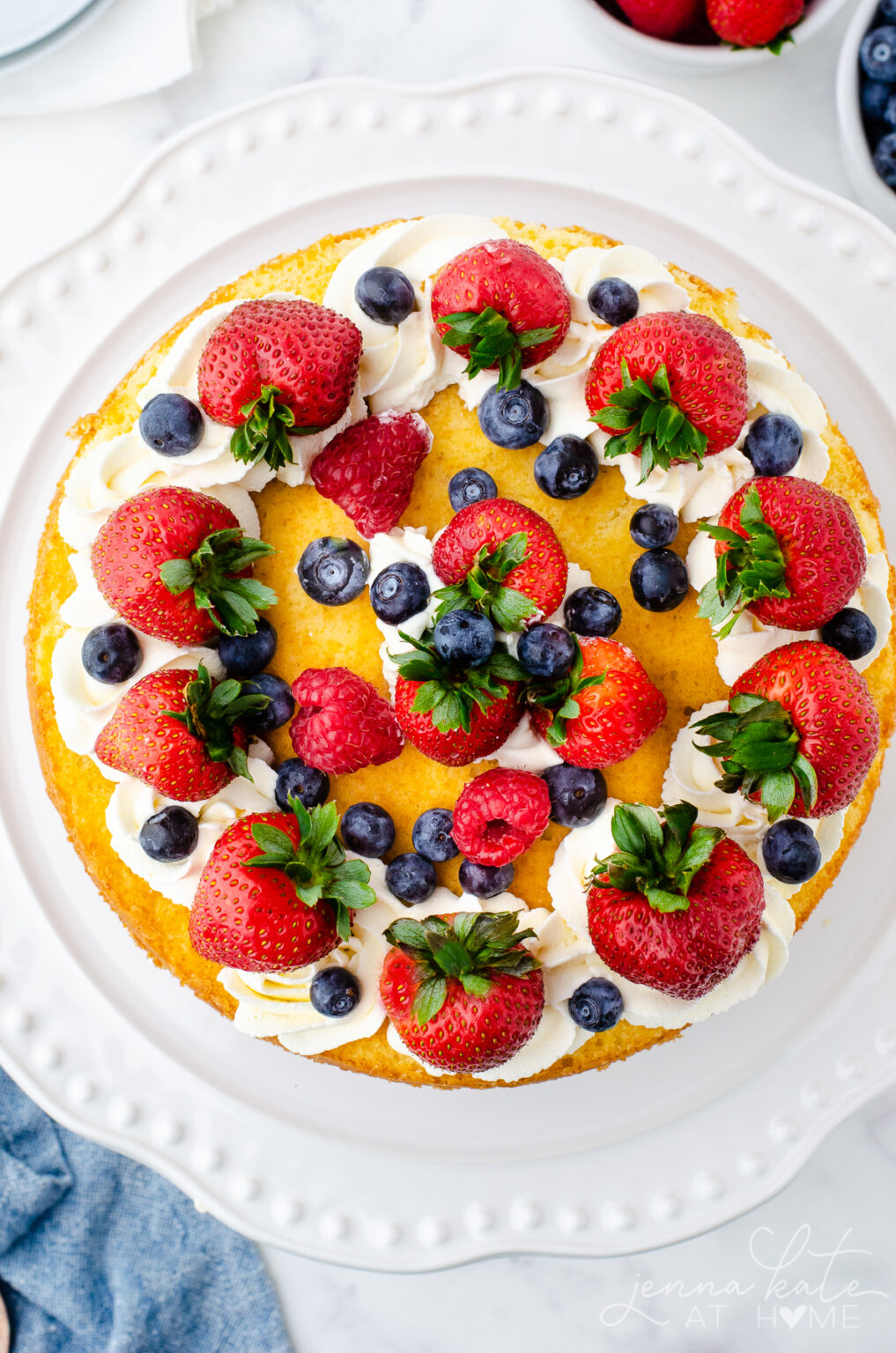 Fresh Fruit Cake - Pass The Butter