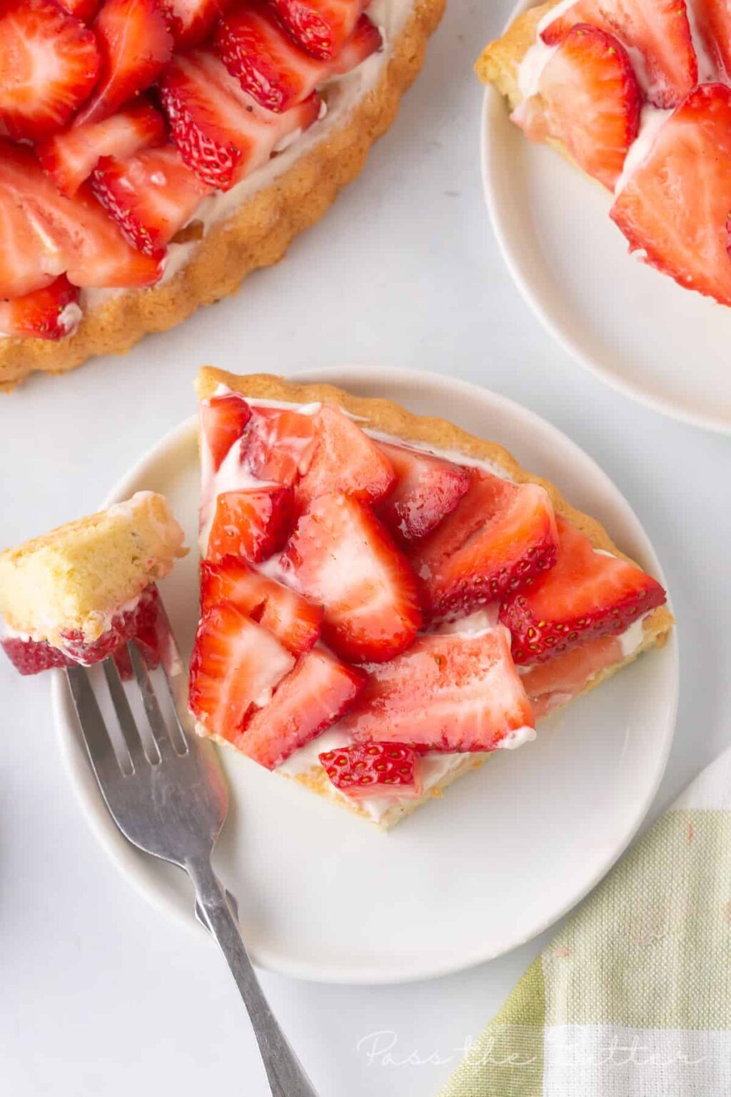 Strawberry Flan - Pass The Butter